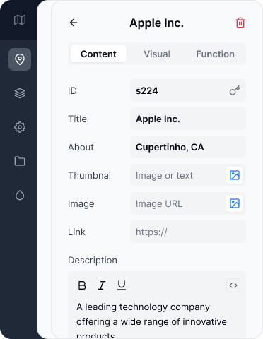 Custom interactive maps for your business - Mapplic